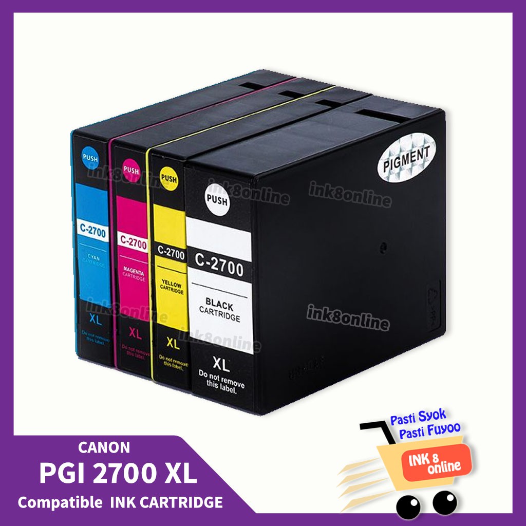 CN PGI 2700 XL OEM INK CARTRIDGE FOR IB4070 MB5170 MB5470 IB4170 MB5370 ...