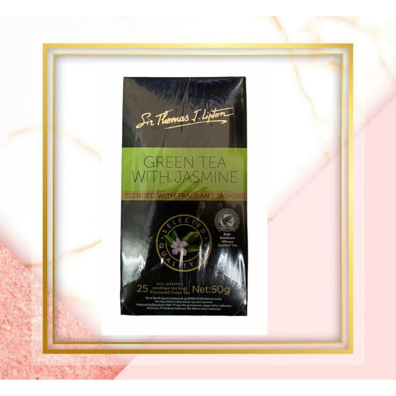 Lipton Sir Thomas Lipton Green Tea With Jasmine | Teh Lipton Sir Thomas ...