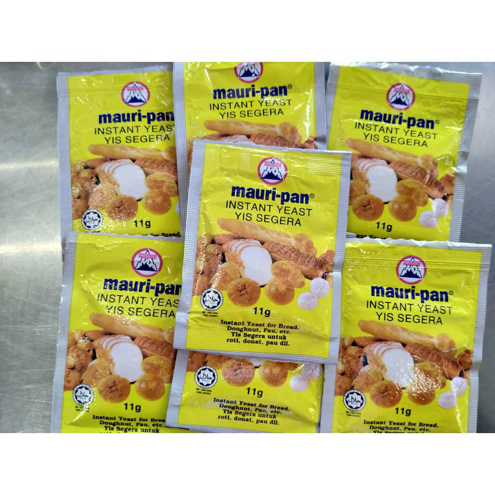 Mauri-Pan Instant Yeast / Saf-Instant Yeast (11G / 11G - 5pkt) | Shopee ...