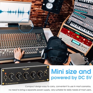 Douk Audio EQ5 Mini 5-Band EQ Preamp Equalizer Stereo Home/Car Audio ...