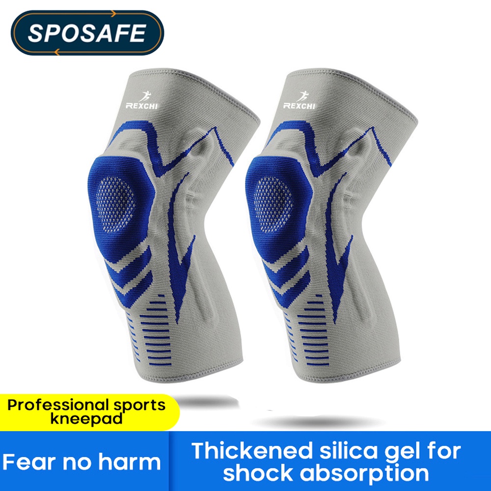 SPOSAFE 1 PCS knee support with Patella Gel Pads knee brace with Side ...