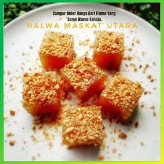 Halwa Maskat Utara Tradisional Original, Kacang, Badam 500g, 200g ...