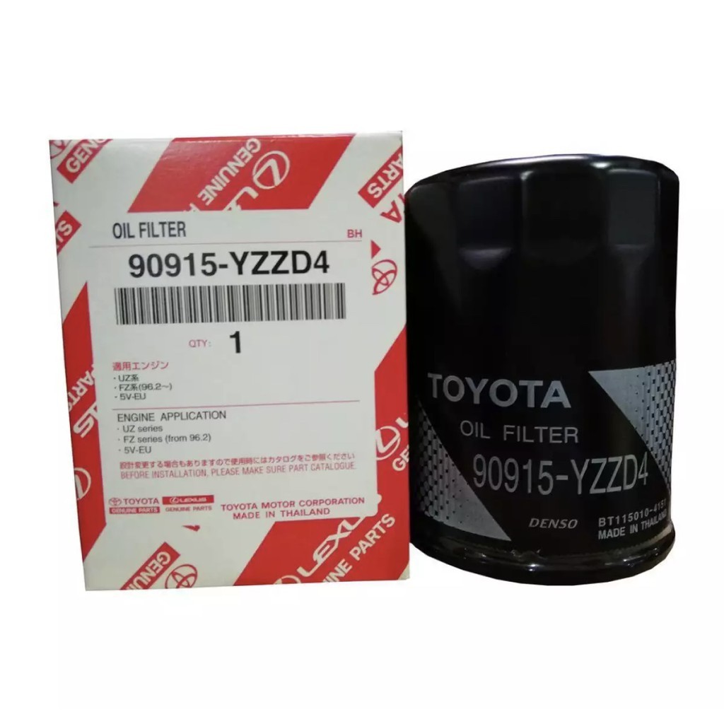 Original Toyota Oil Filter (90915-YZZD4) for Hilux Innova Fortuner ...