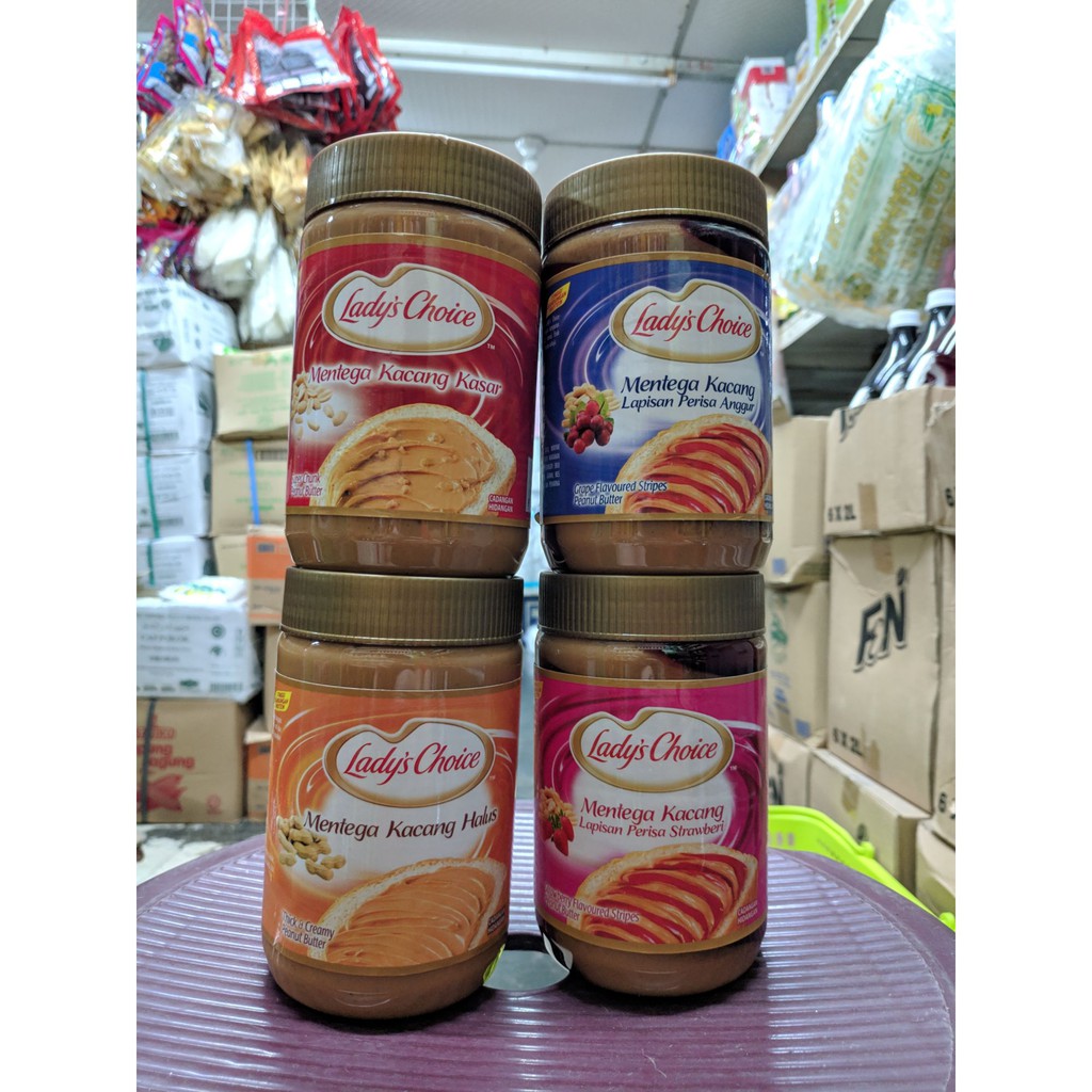 Lady's Choice Peanut Butter Jam 500g (Grape/Strawberry/Super Chunk ...