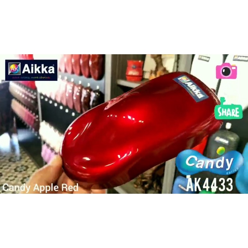 AIKKA CANDY APPLE RED AK4433 AUTOMOTIVE 2K CAR PAINT | Shopee Malaysia