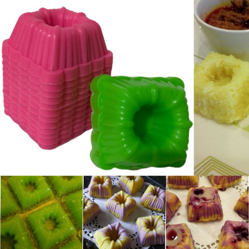 12pcs Acuan Kuih Ayu Seqi / Jelly Mould / Pudding Mould / Kuih Apam ...