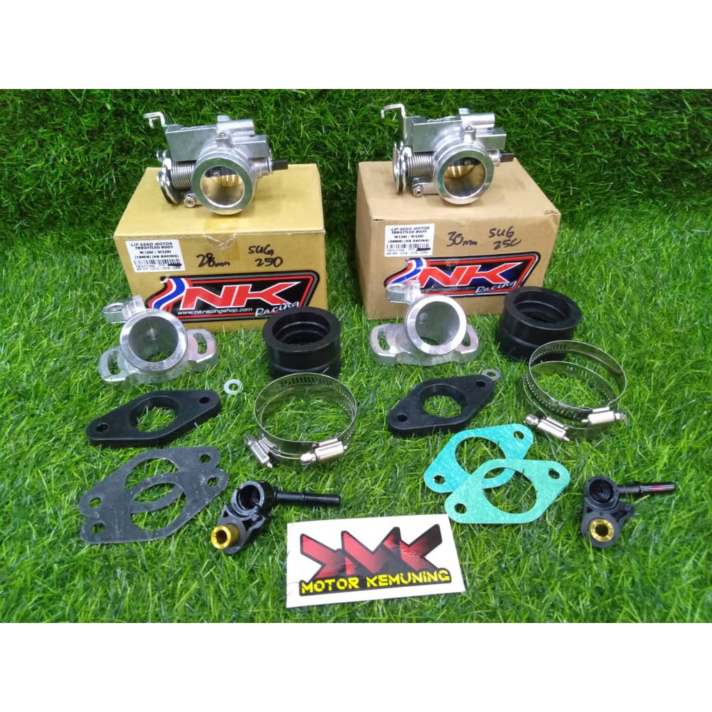 NK RACING Throttle body Racing Wave Dash 110Fi / Wave 125Fi 28mm 30mm ...
