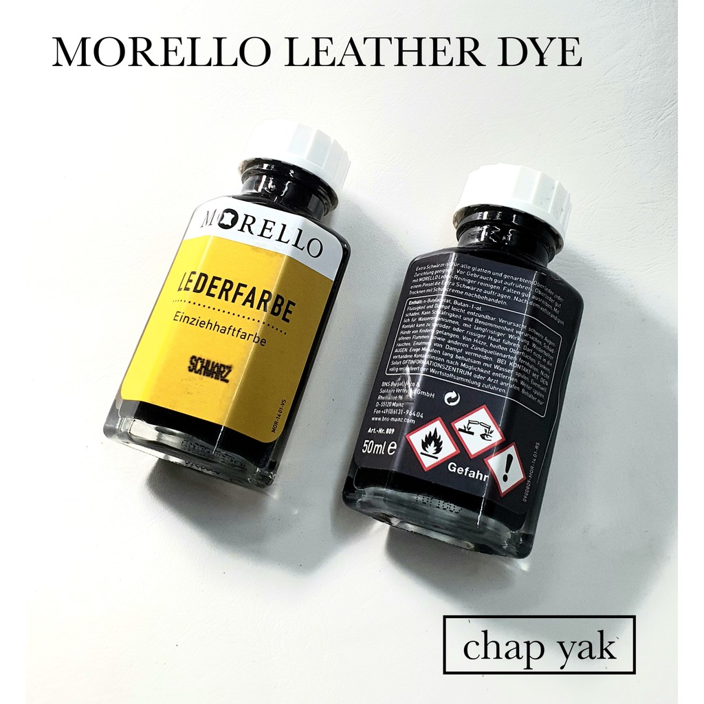 MORELLO LEATHER DYE 40ML (VARIOUS COLOUR) | Shopee Malaysia