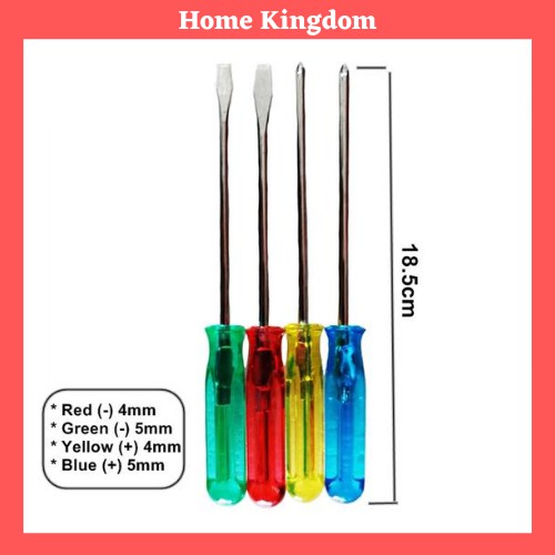 Screw Drivers Kit 4pcs / Pemutar Skru 4 set | Shopee Malaysia