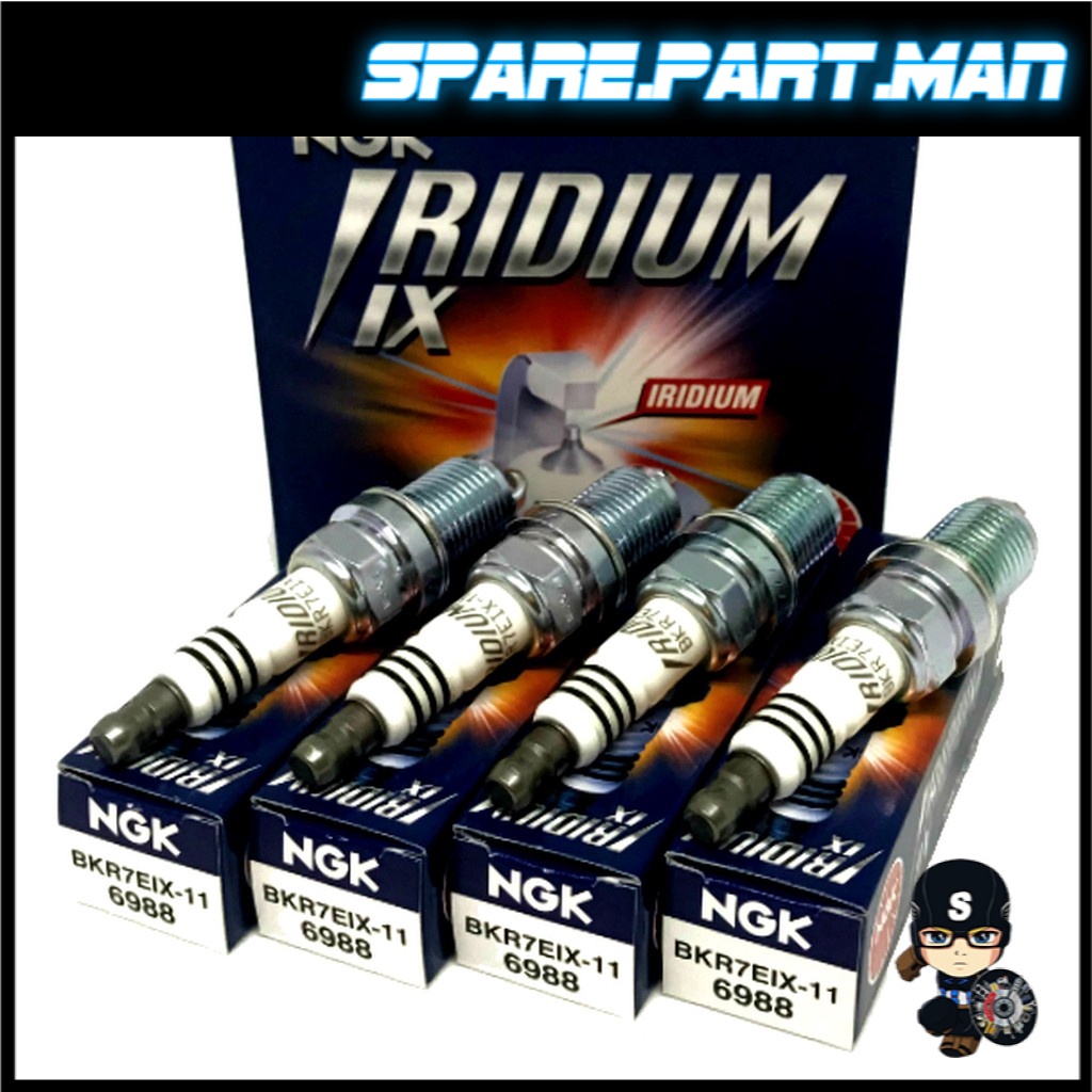 100% ORIGINAL *NGK IRIDIUM IX SPARK PLUG BKR7EIX-11 (PRICE FOR 4PCS) | Shopee Malaysia
