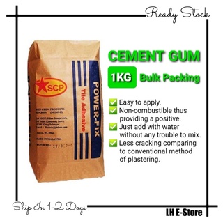 1KG SCP Power-Fix Tile Adhesive Cement Gum Loose Packing Simen Gam Kilo ...