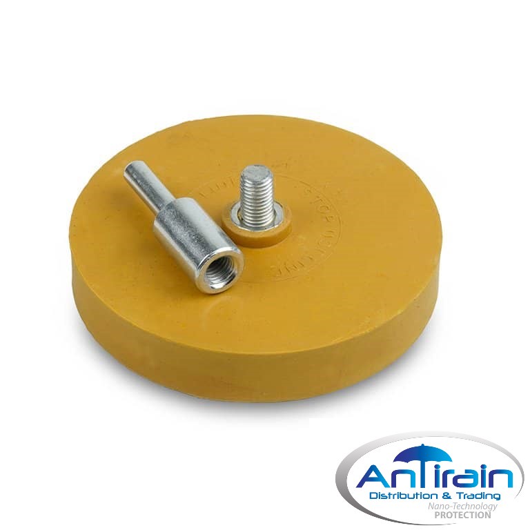 RUBBER ERASER WHEEL WITH DRILL ADAPTER TOOL KIT - ADHESIVE REMOVER TOOL ...