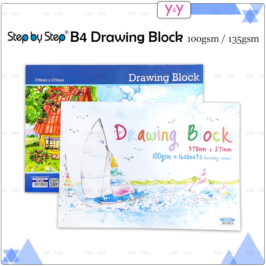 SBS B4 Drawing Block / Drawing Paper / Drawing Book / Art Block ...