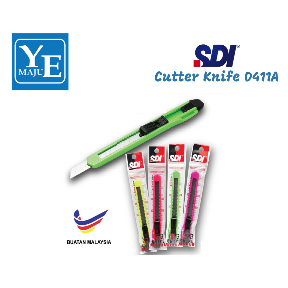 SDI Cutter Knife - Suitable for School & Office Use (0411A/0426A ...
