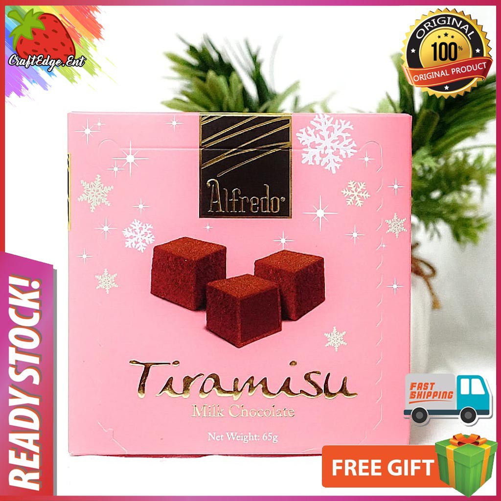 Chocolate Tiramisu Dark Coklat | Milk Coklat | Alfredo 65gm | Ready ...