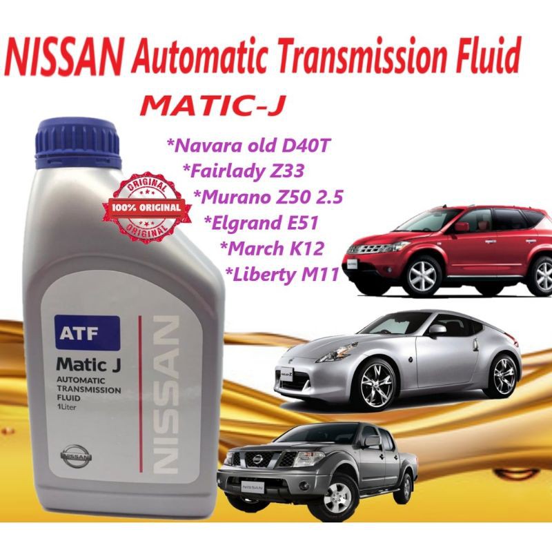 Nissan atf matic-j kle23-00001 1l auto transmission fluid navara ...