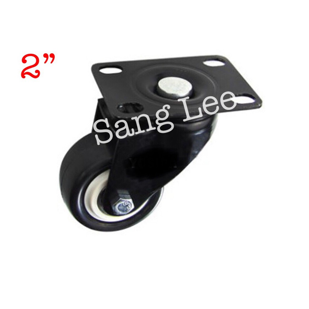 2" (50mm) PU Swivel Caster Wheel Roller 50KG (1 Unit) Load Heavy Duty ...