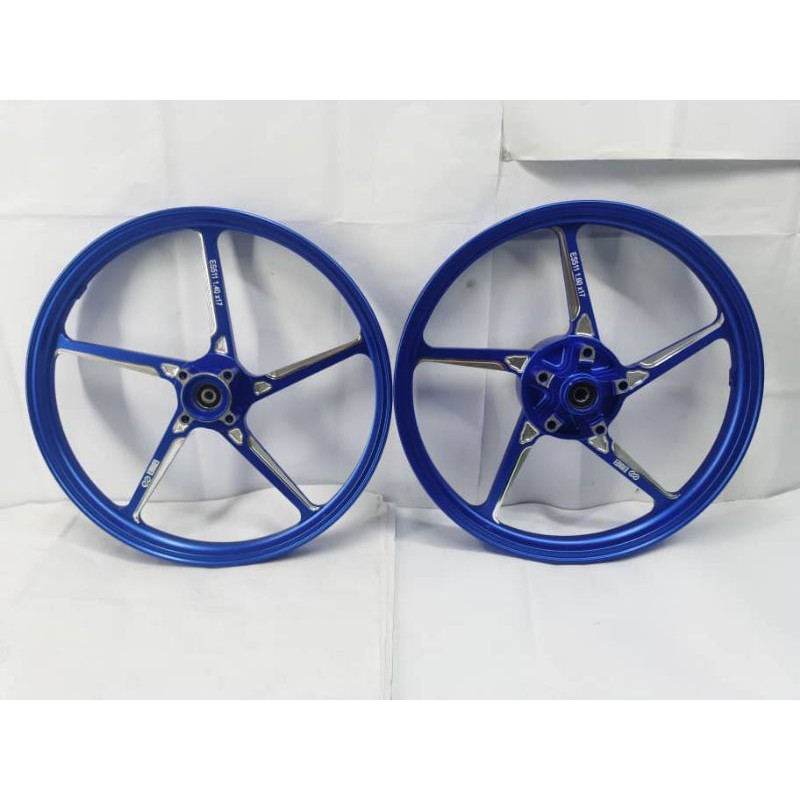 YAMAHA Y15 Y15ZR ENKEI 511 SPORT RIM ( BLUE / BLACK ) | Shopee Malaysia