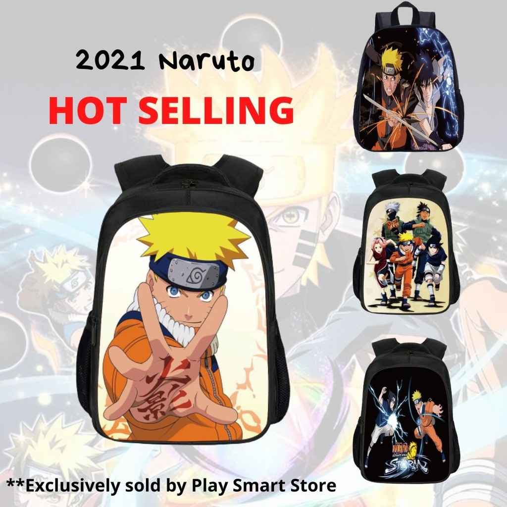 Naruto School Bag Backpack Shoulder Bag Primary School Study Bag ...