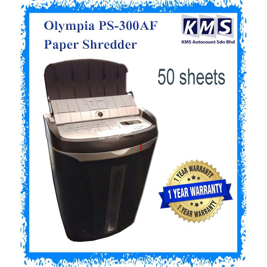 Autofeed Collection for Olympia Paper Shredder PS-300AF 50 sheets ...