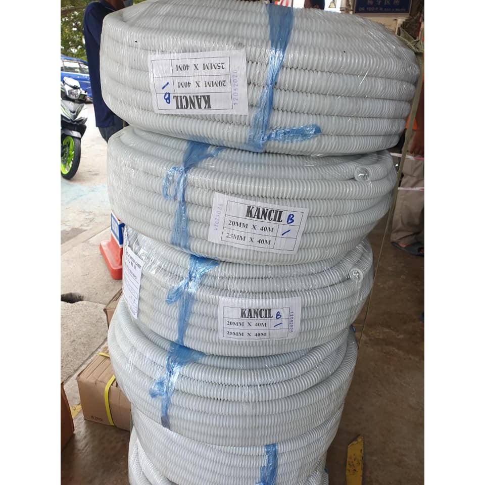 Loose Meter - PVC Flexible Conduit 3/4" 20MM Flex Conduit White Colour ...