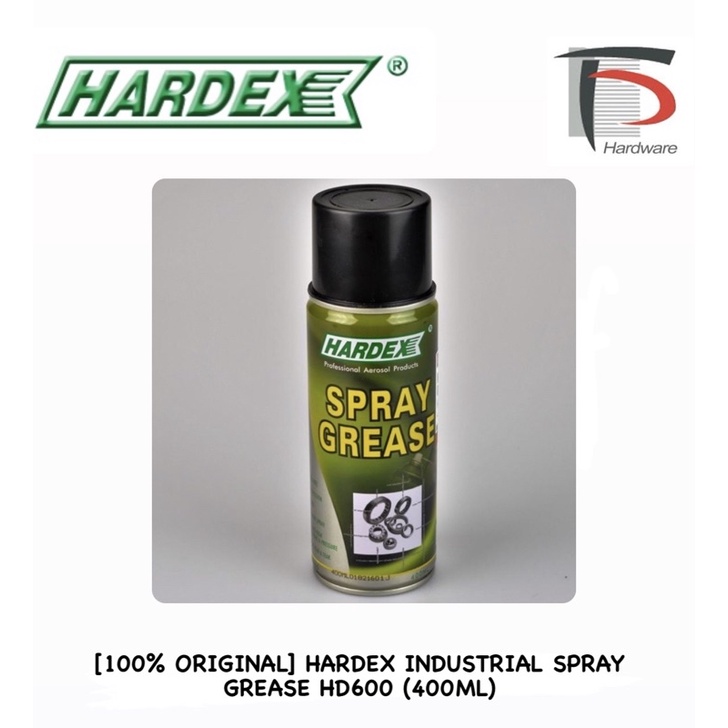 [100% ORIGINAL] HARDEX INDUSTRIAL SPRAY GREASE HD600 (400ML) | Shopee ...