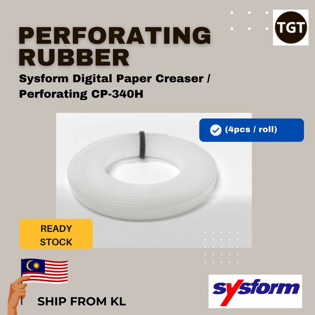 Techgraf-Perforating Rubber/Sysform Digital Paper Creaser / Perforating CP-340H | Shopee Malaysia