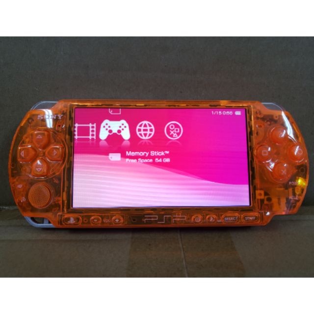 Original Sony PSP 3000 ( Orange Transparent Shell ) | Shopee Malaysia