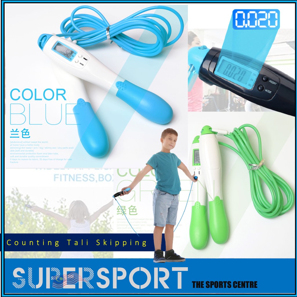 PVC Skipping Rope Fitness Rope Tali Skipping Murah Speed Rope Digital ...