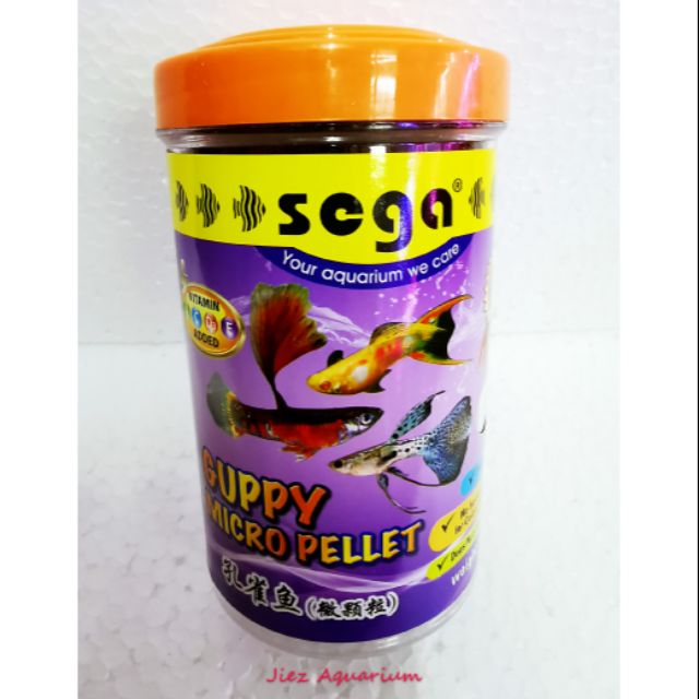 In Stock # Sega Guppy Micro Pellet 150g # Makanan Ikan Guppy | PGMall