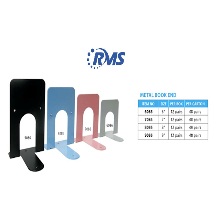 Bookend 6" / 7" / 8" / 9" Metal Book End | Shopee Malaysia