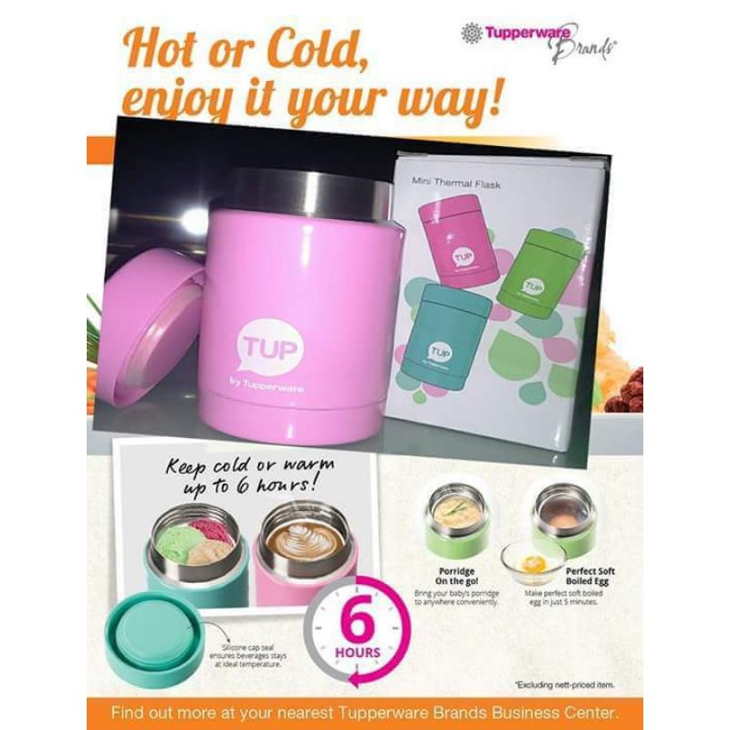 Tupperware mini thermal flask | Shopee Malaysia