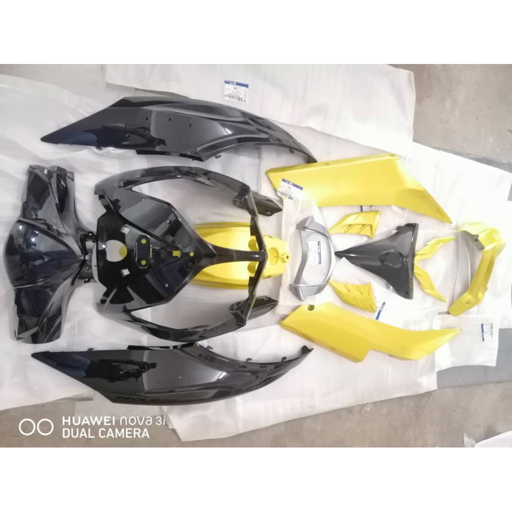 SYM JETPOWER 125 SCOOTER FULL BODY COVER SET 100% ORIGINAL DARI KILANG ...