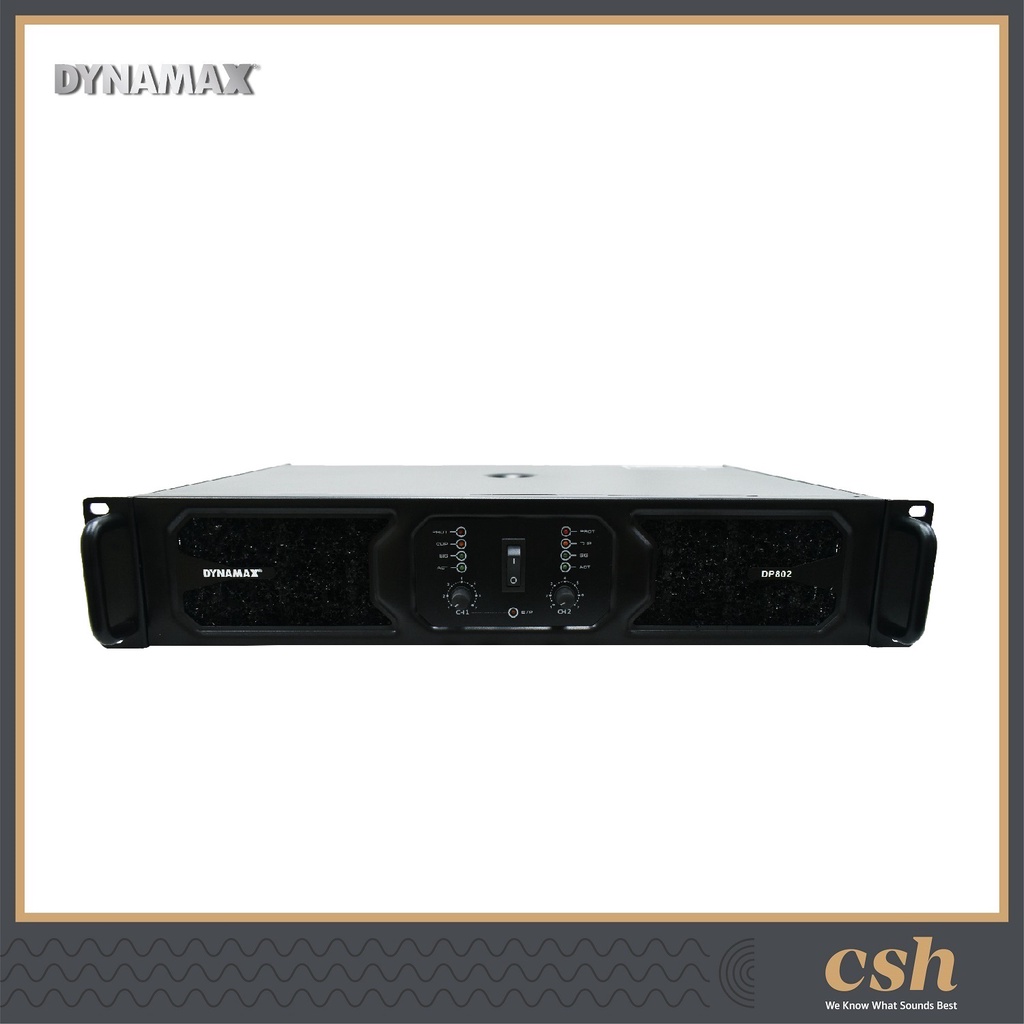 DYNAMAX DP802 740W 2-channel power amplifier | Shopee Malaysia