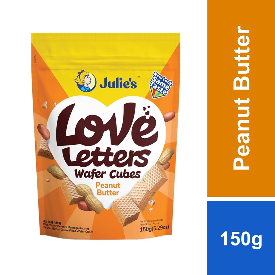 Julie's Wafer Cube's Peanut Butter 150g | Shopee Malaysia
