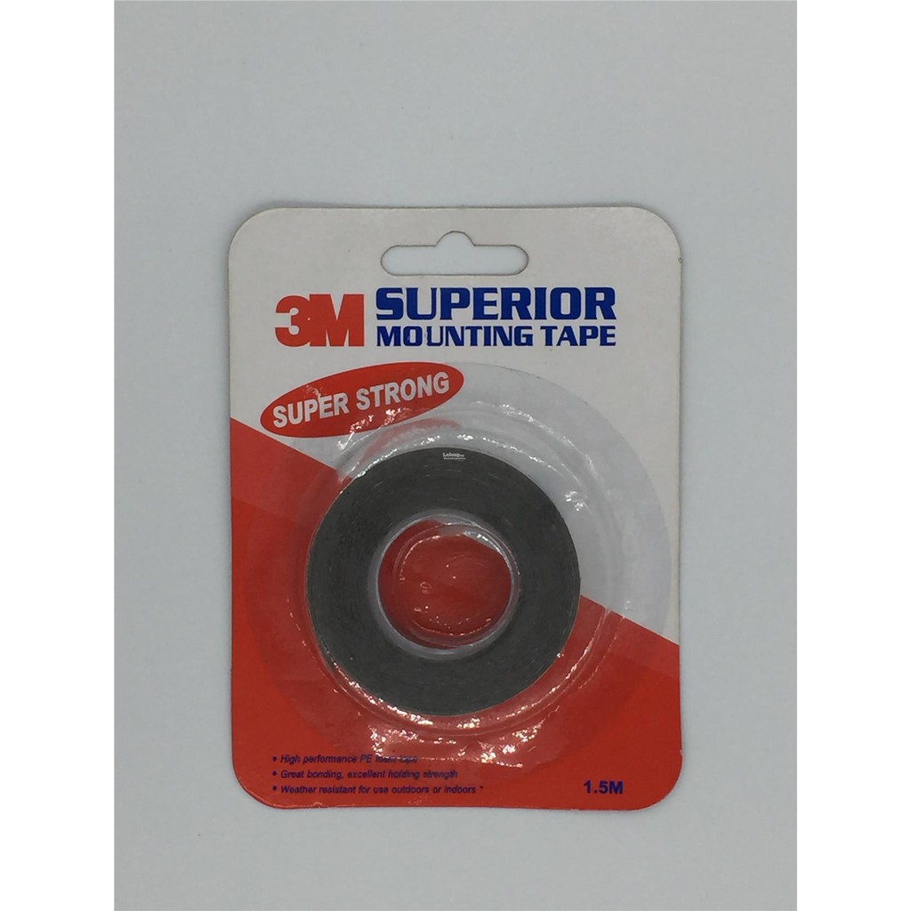 3M SUPERIOR MOUNTING TAPE 12mm x 1.5m | Shopee Malaysia