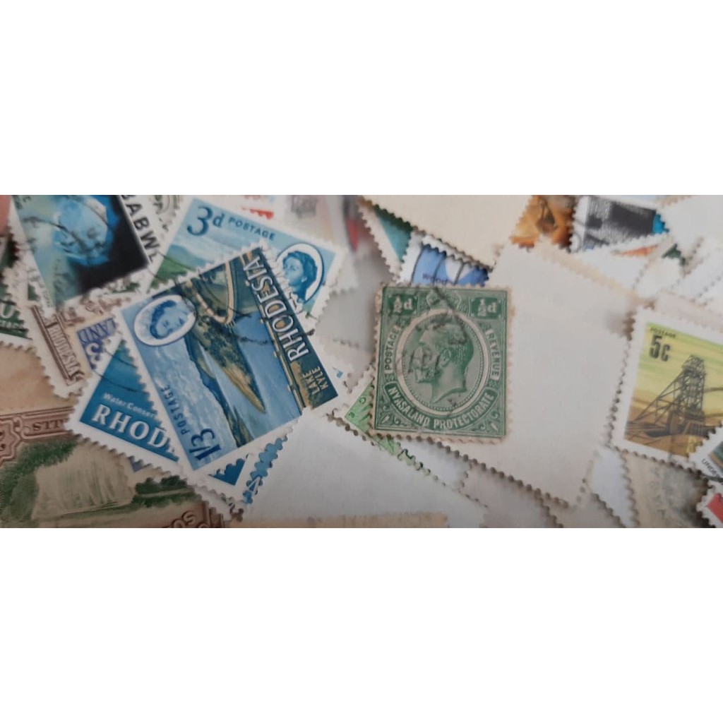 setem LOT 10-100 PCS RHODESIA ZIMBABWE used stamp stamps collecting ...