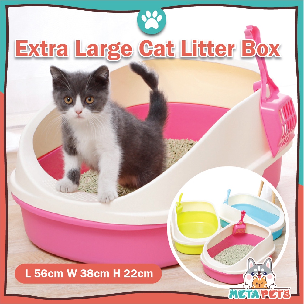 META Pets Extra Large Cat Litter Box Litter Tray Cat Toilet Tandas ...