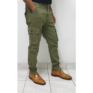 Seluar Kargo Slack 6 Poket Kain Tebal Cargo Pant Multi Pocket Seluar ...