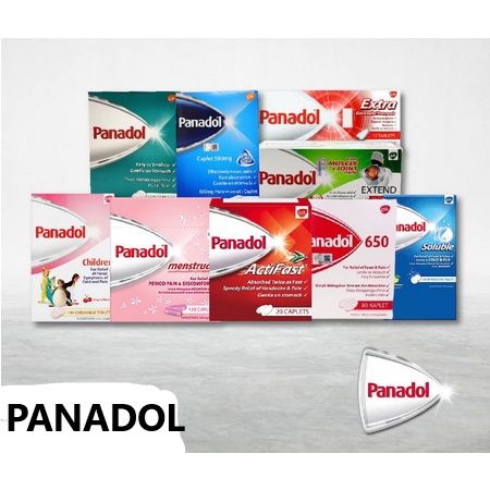 [SHIPIN24H] Panadol Regular / 650mg / ActiFast / Extend / Extra ...