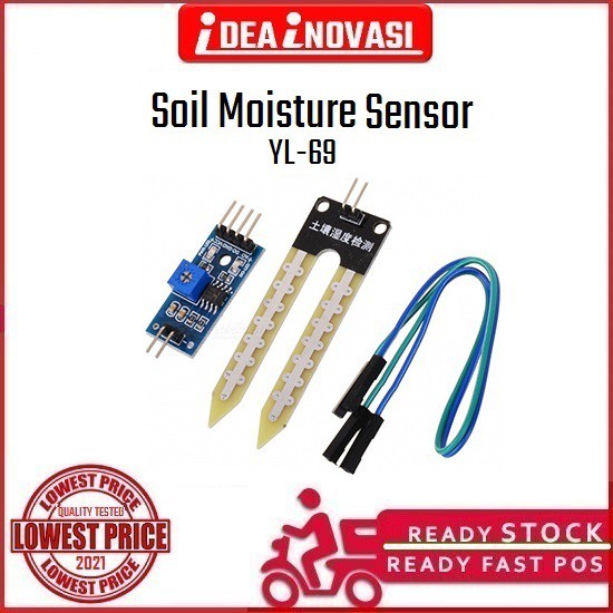 Soil Moisture Sensor YL-69 Hygrometer w HC-38 | Shopee Malaysia