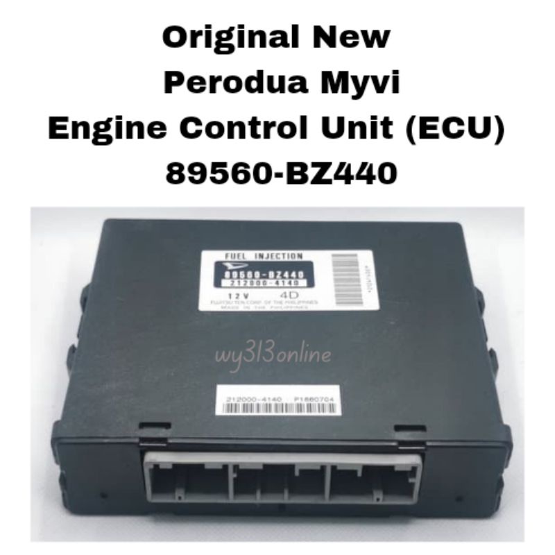 Original New Perodua Myvi Engine Control Unit ECU 89560-BZ440 | Shopee ...