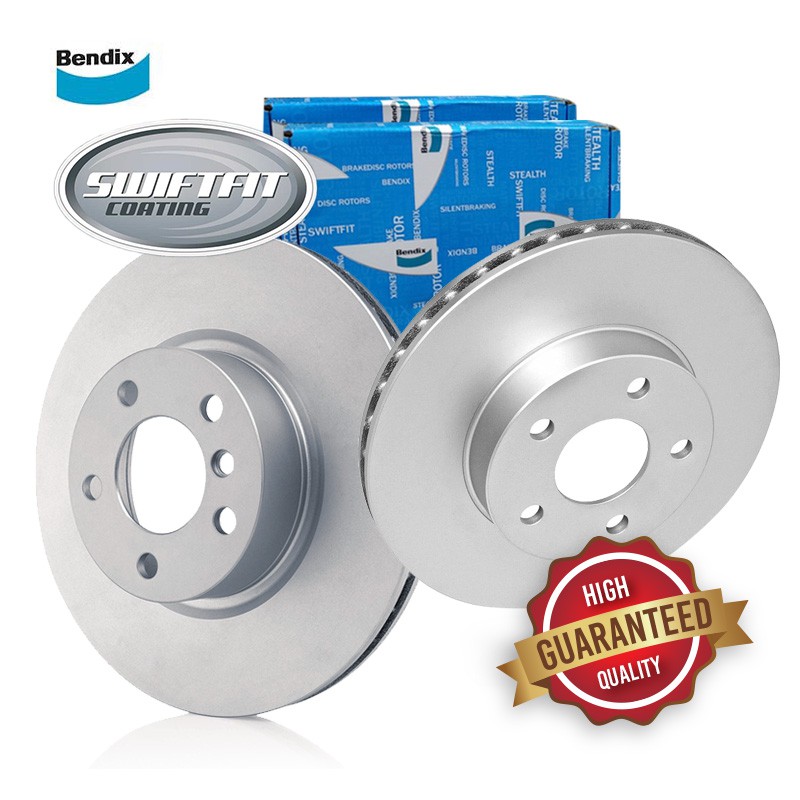Original Bendix Disc Rotor Front Set [BR9547] - Perodua Myvi First ...