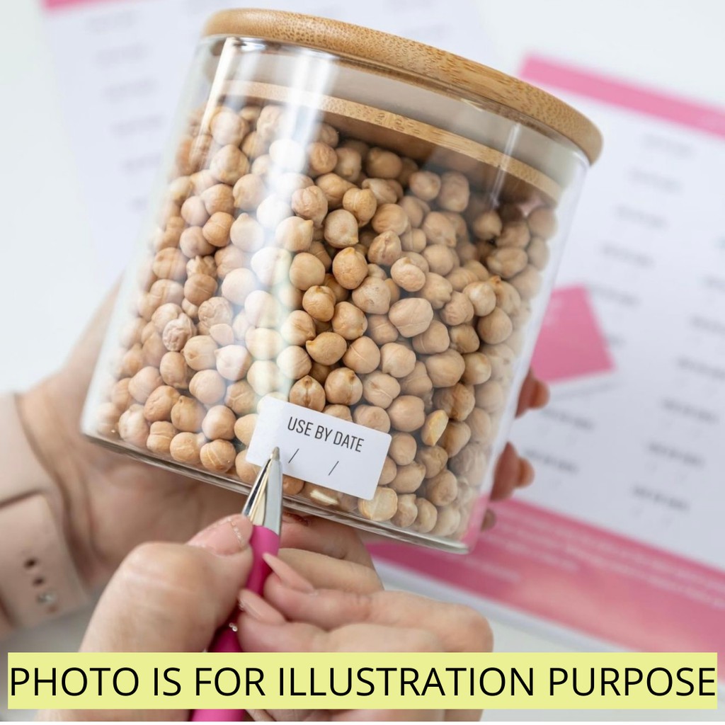 Expiry Date | Minimalist White Simple Pantry Label | Label Sticker ...