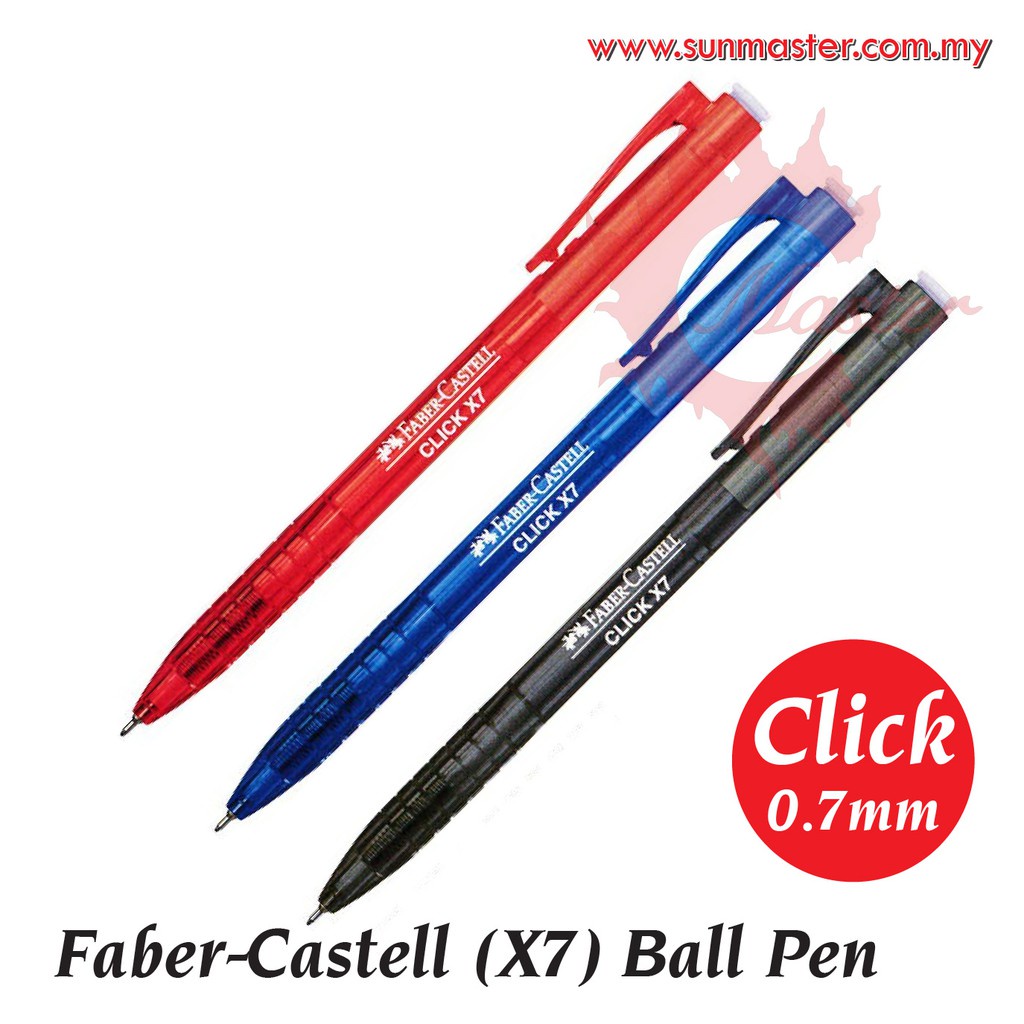 Faber-Castell Click X5/X7 Ball Pen (1s) | Shopee Malaysia