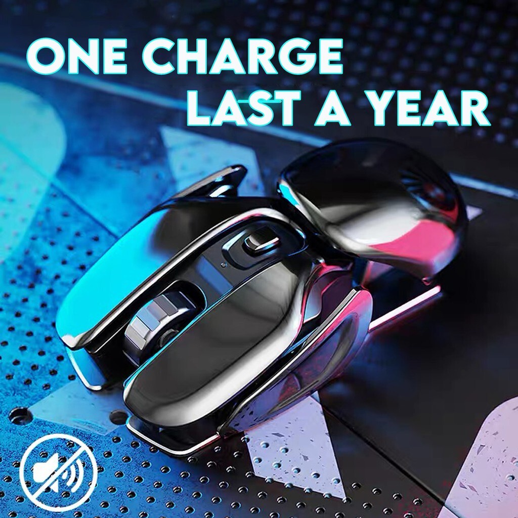 Inphic Px2 Wireless Mouse - Robotic Design + Super Slim/Silent Wireless ...