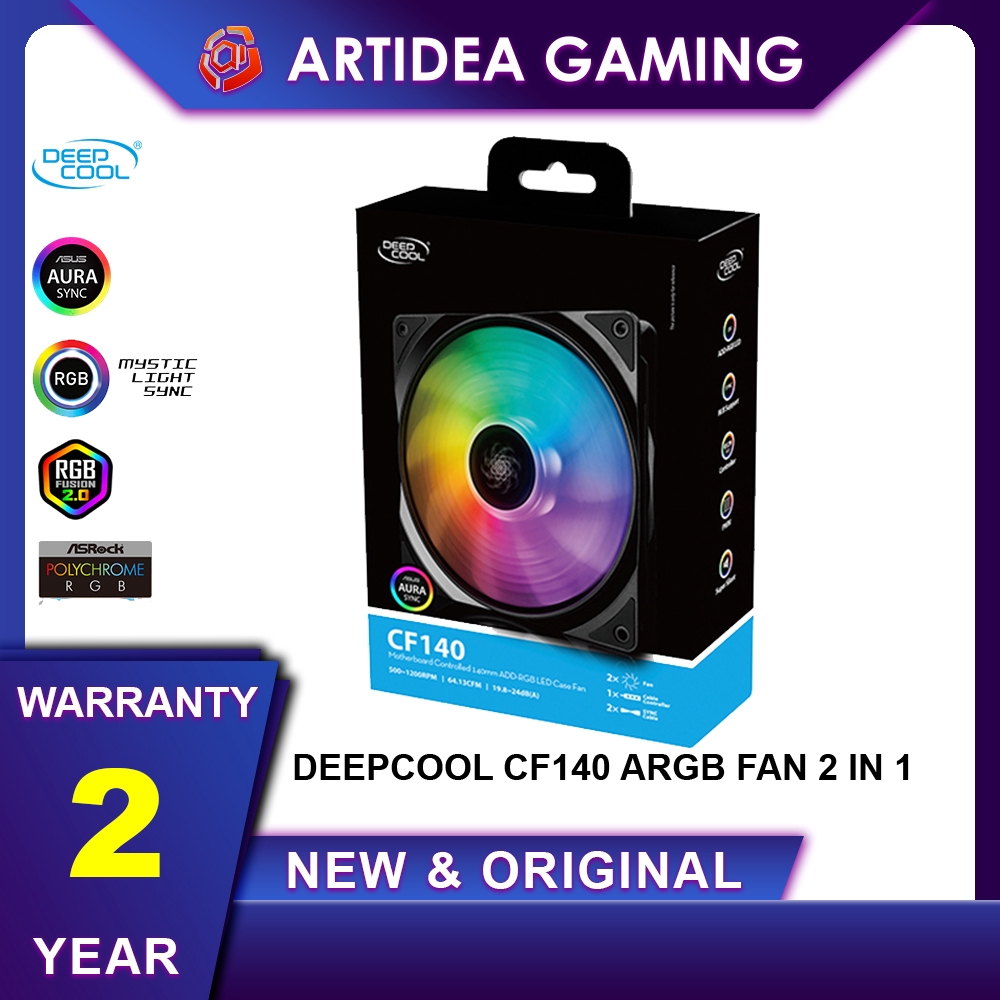 ^ DEEPCOOL CF140 ARGB FAN 2 IN 1 - DC-CF140-2IN1 | Shopee Malaysia