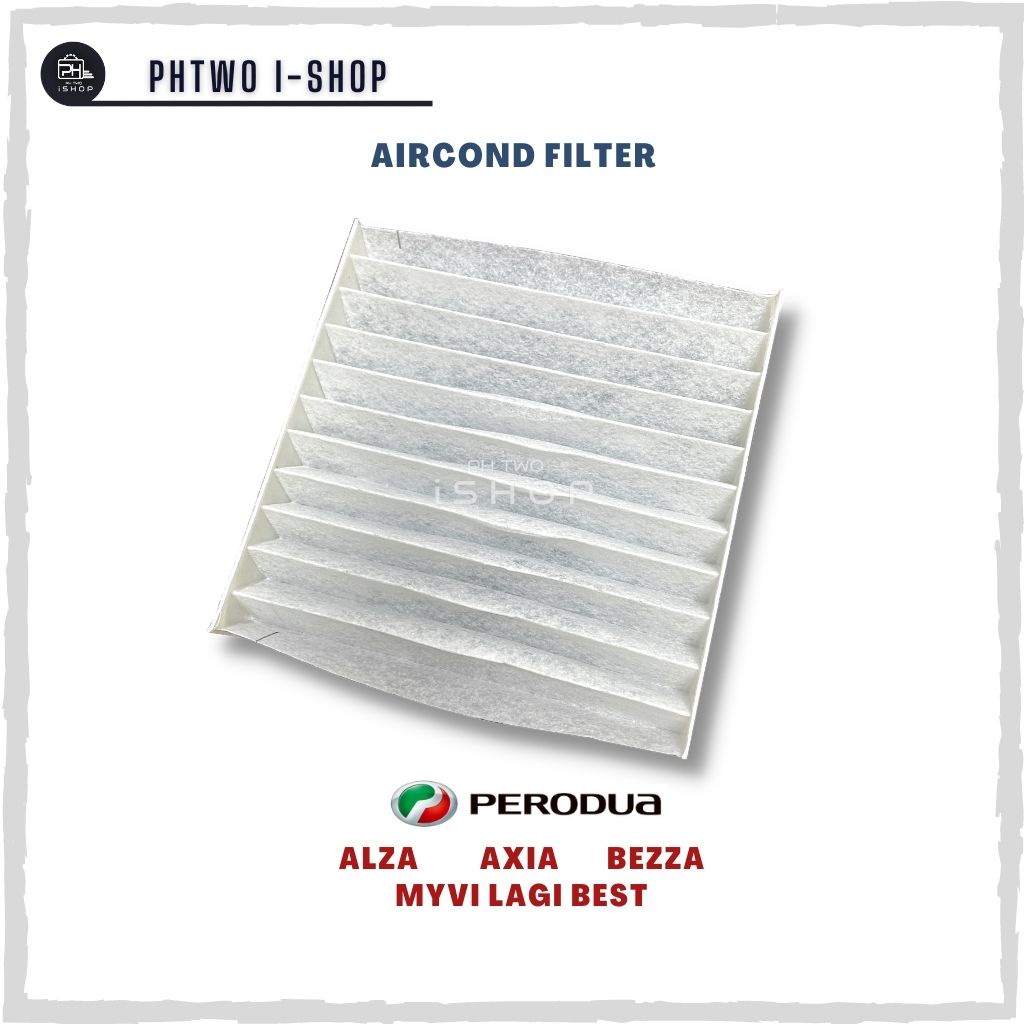 AIRCOND FILTER - PERODUA ALZA AXIA BEZZA MYVI LAGI BEST 999-40014-70000 ...