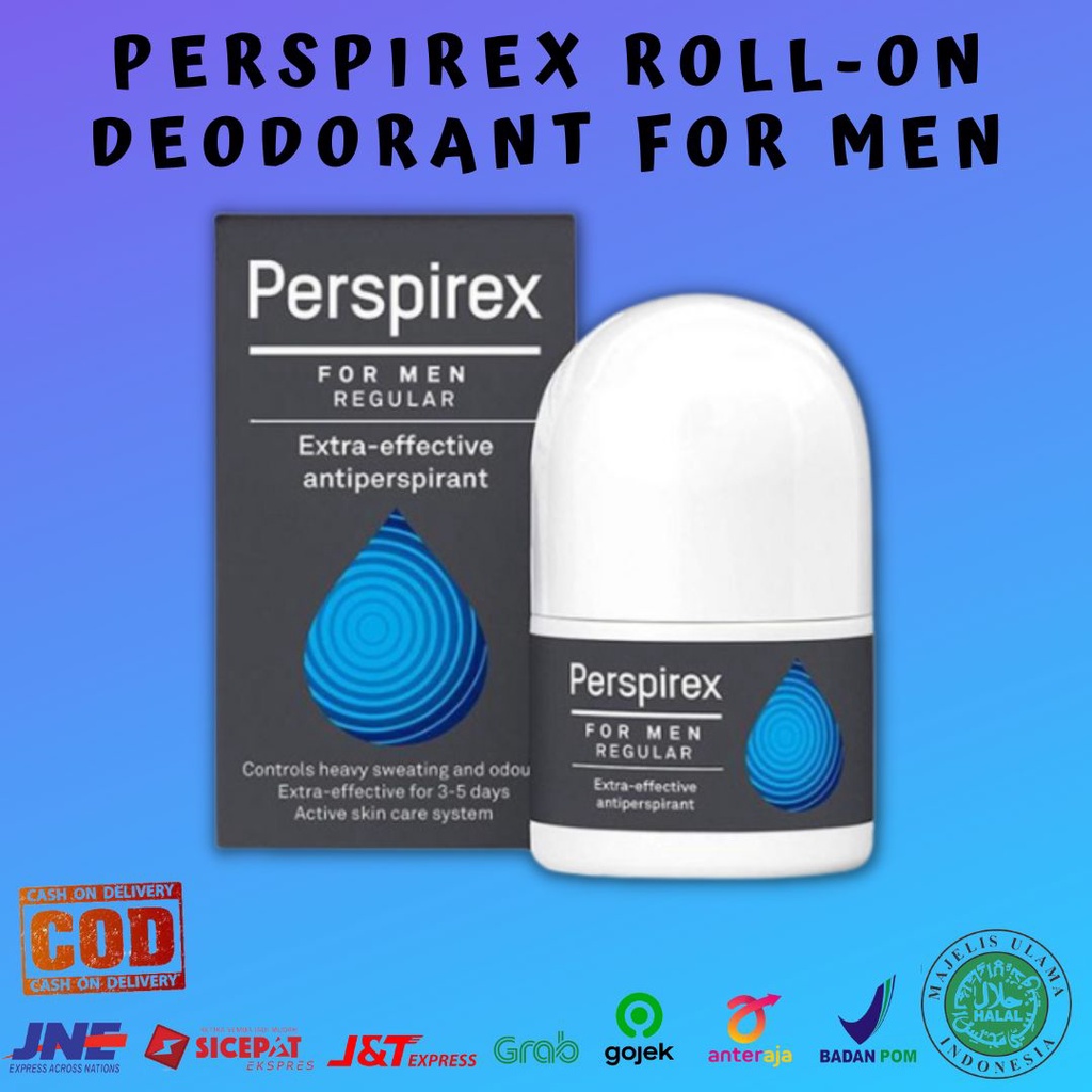 Antiperspirant Perspirant FOR MEN ROLL ON 20ml DEODORANT PERS PIREX ...
