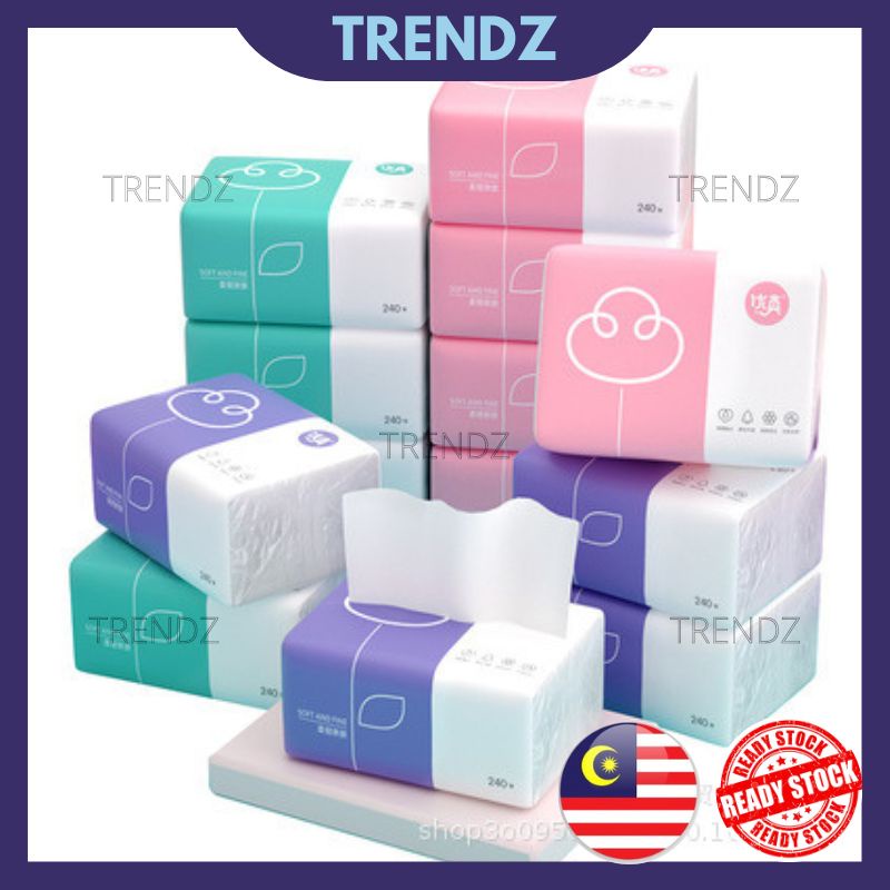 Tissue Soft Facial Tissue Paper 60 pulls x 4 Ply 240 sheets Kertas Tisu ...